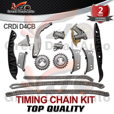 Timing Chain Kit fits HYUNDAI iLoad Starex H-1 iMax KIA SORENTO 2.5L ...