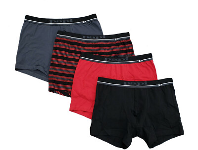 Papi Men's Cotton Stretch Boxer Brief 4-Pack - 990005 | eBay UK