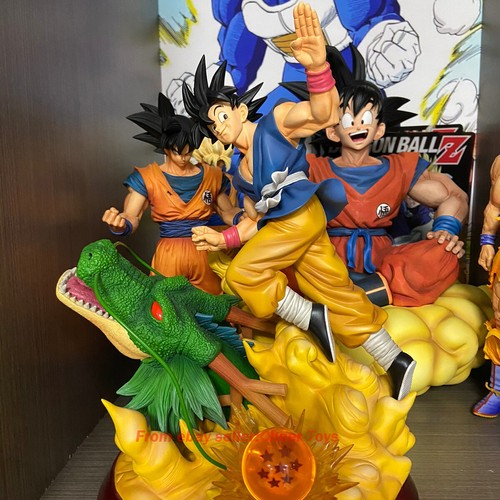 In stock Dragon Ball Z Figure Class Good-bye Goku DMC Resin Statue Blue ...