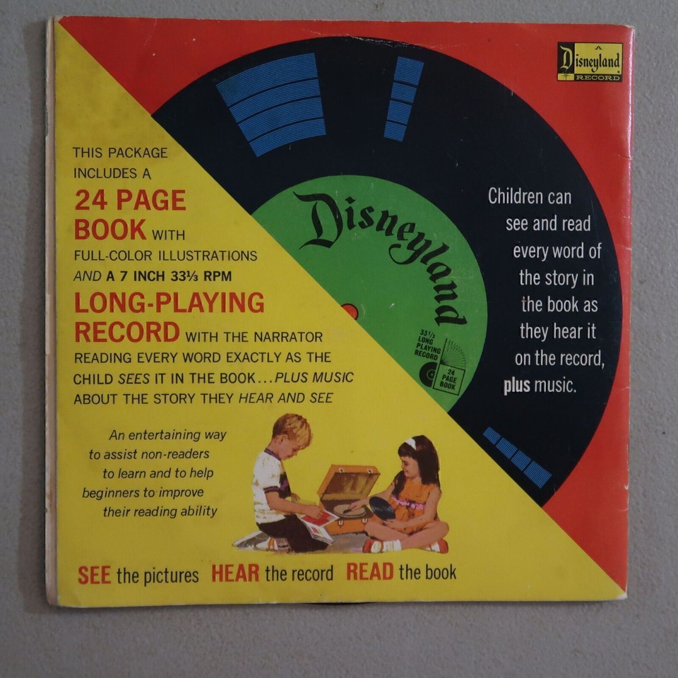 ROBIE LESTER MICKEY MOUSE, BRAVE LITTLE W/ BOOK VINYL 45 DISNEYLAND VG ...