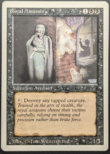 MTG Magic The Gathering - Revised Edition - ROYAL ASSASSIN - Mint | eBay