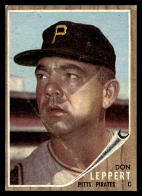 1962 Topps Don Leppert #36 Pittsburgh Pirates Baseball Card | eBay