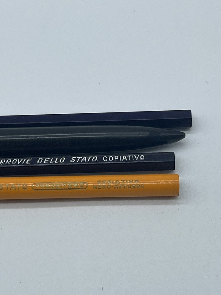 Lot Of 4 Pencils Drawing Tools Colors Ferrovie Dello Stato '40/50 | eBay