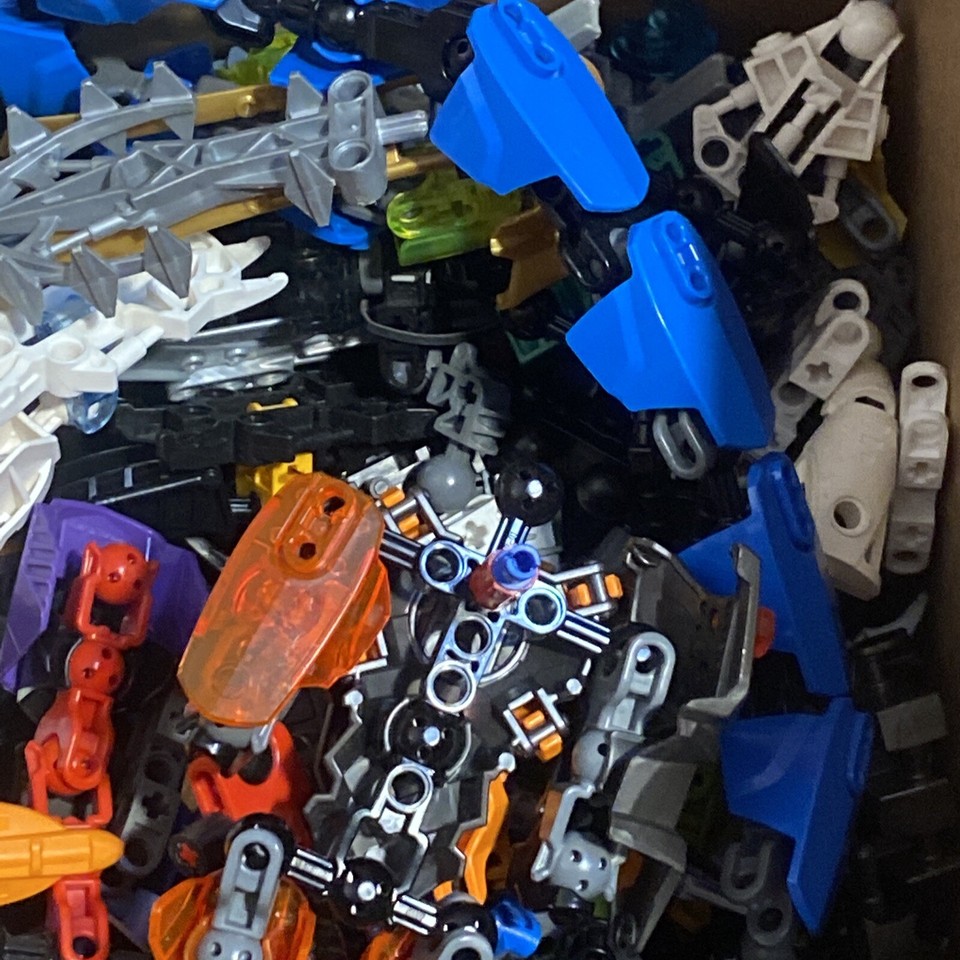 Lego 50 Random Bionicle Technic and/or Hero Factory Pieces Parts Bulk ...