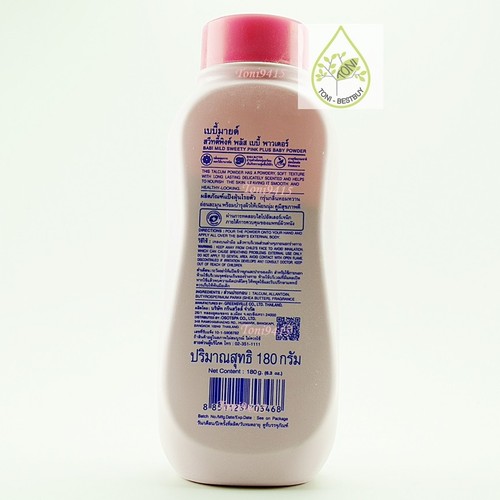 180g. NEW Baby Powder Babi Mild Natural 'N Mild Sweety Pink Talcum Talc ...