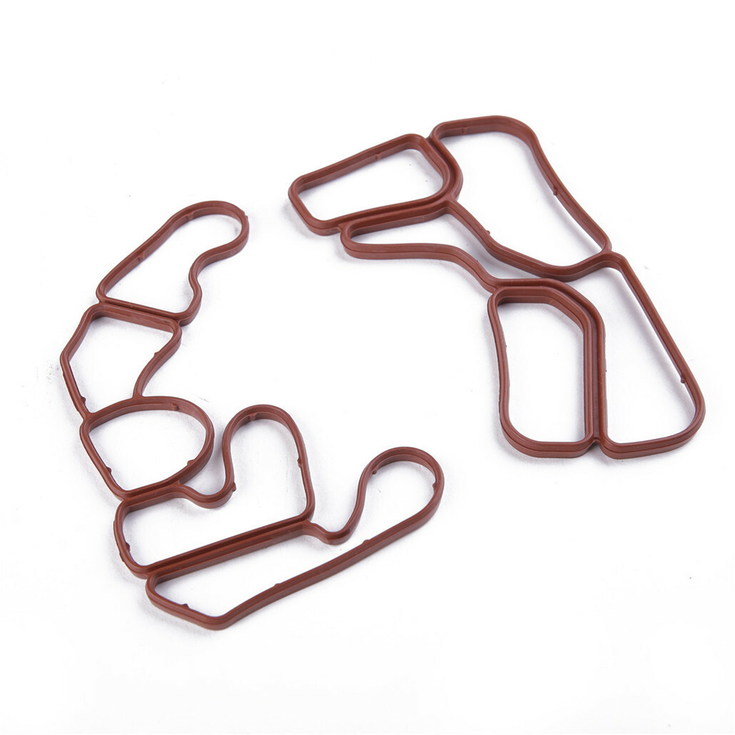 2* Engine Oil Cooler Housing Gasket Seal Fit For Mercedes Benz GL550 ...