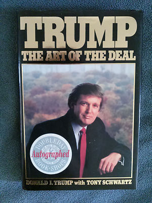 1987 THE ART OF THE DEAL SIGNED BY DONALD TRUMP, VERY RARE HARDCOVER | eBay