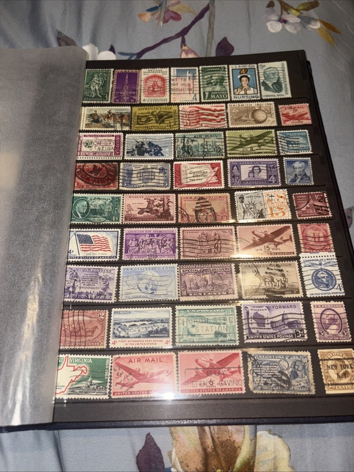 Stamp Albums With Mixed Amount Of Stamps Did Different Stamps | eBay UK