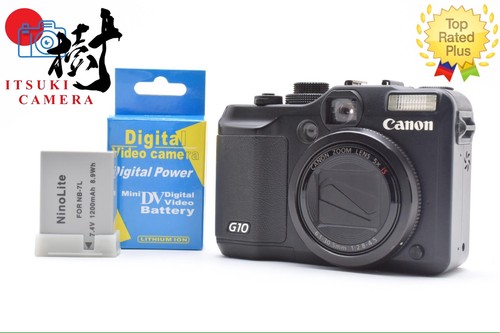 🎦【EXC+5 W/Battery】Canon PowerShot G10 14.7MP Compact Digital Camera ...