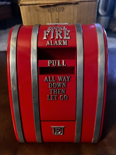 Vintage Edwards Local Fire Alarm Pull Down Station Size 8" x 5" No ...