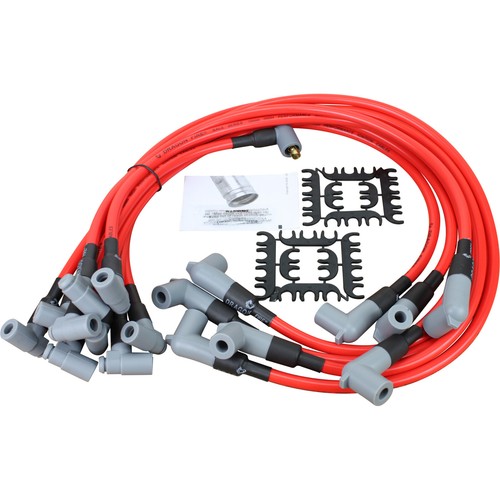 Chevy SBC BBC 350 383 454 V8 Low Ohm High Energy 10mm Spark Plug Wire ...