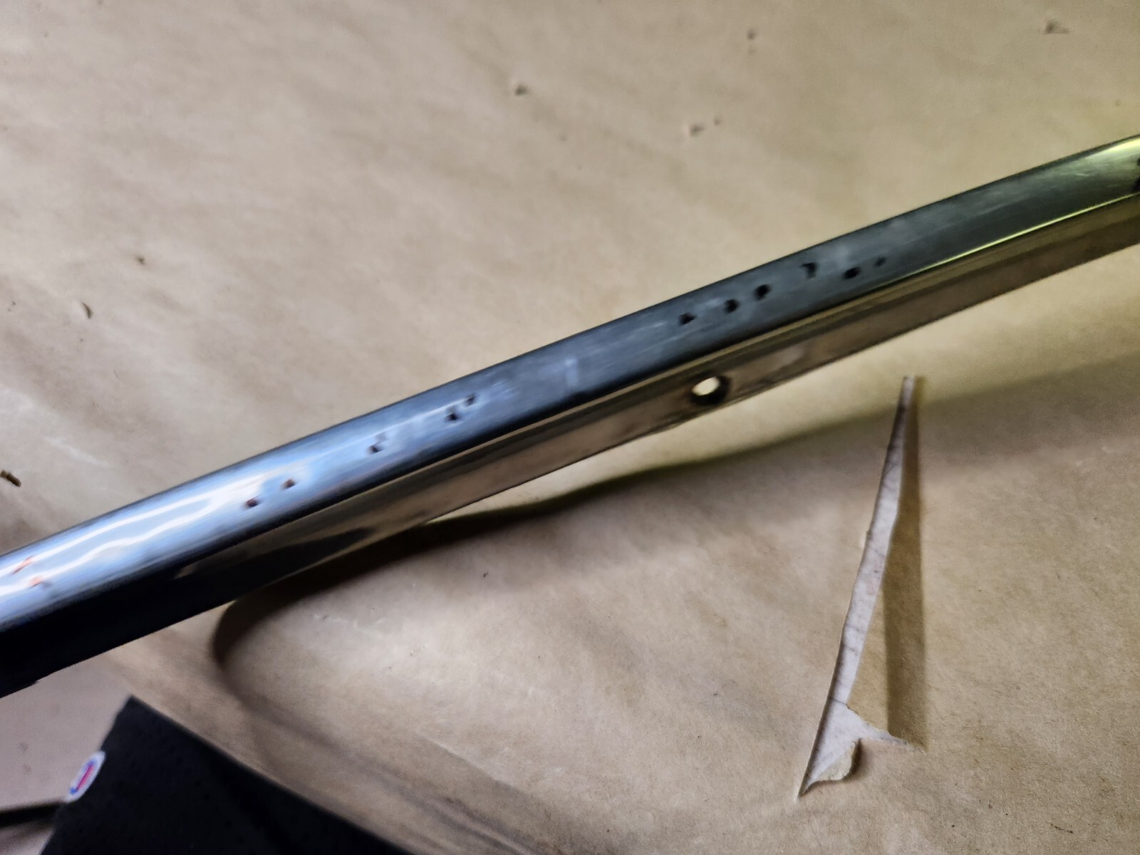 1955 1956 1957 Chevy Nomad Safari SS Over Door Drip Rail Trim Driver ...