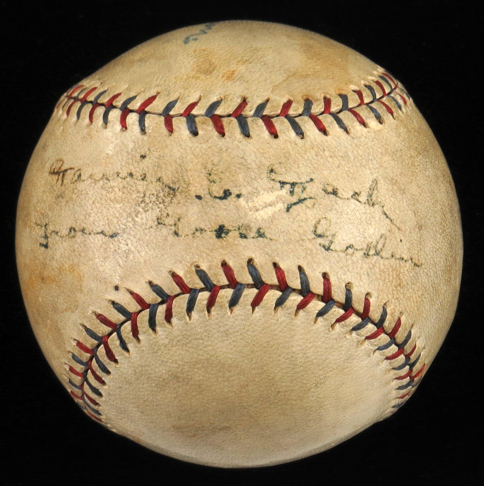 1927 Goose Goslin Single Signed Autographed American League Baseball ...