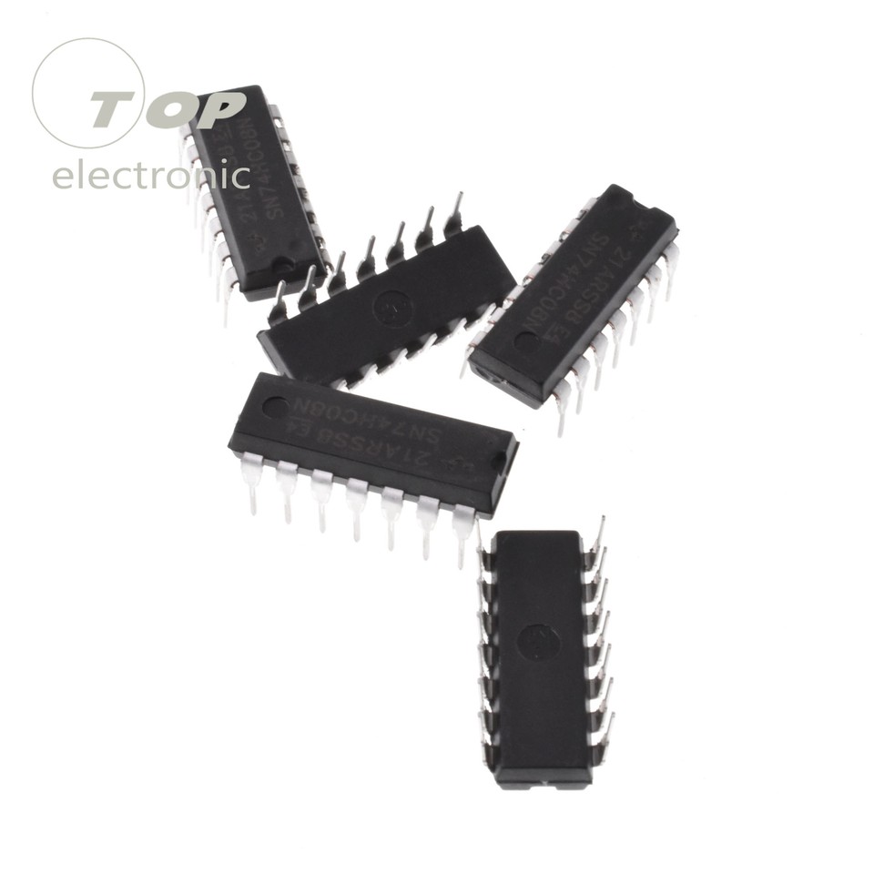 5PCS SN74HC08N 74HC08 Quad 2-input AND gate IC DIP-14P NEW | eBay