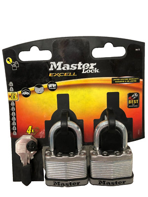 Master Lock M1EURT Weather Proof Tough Laminated Steel Padlock (W)45mm ...