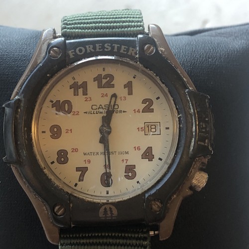 Vintage Casio Forester Quartz Watch FT-500W Men Illuminator Date | eBay