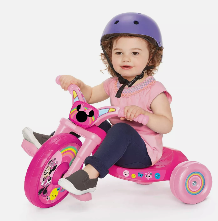Fly Wheels 10" Minnie Mouse Junior Cruiser - Kids' Ride-On Bike | eBay