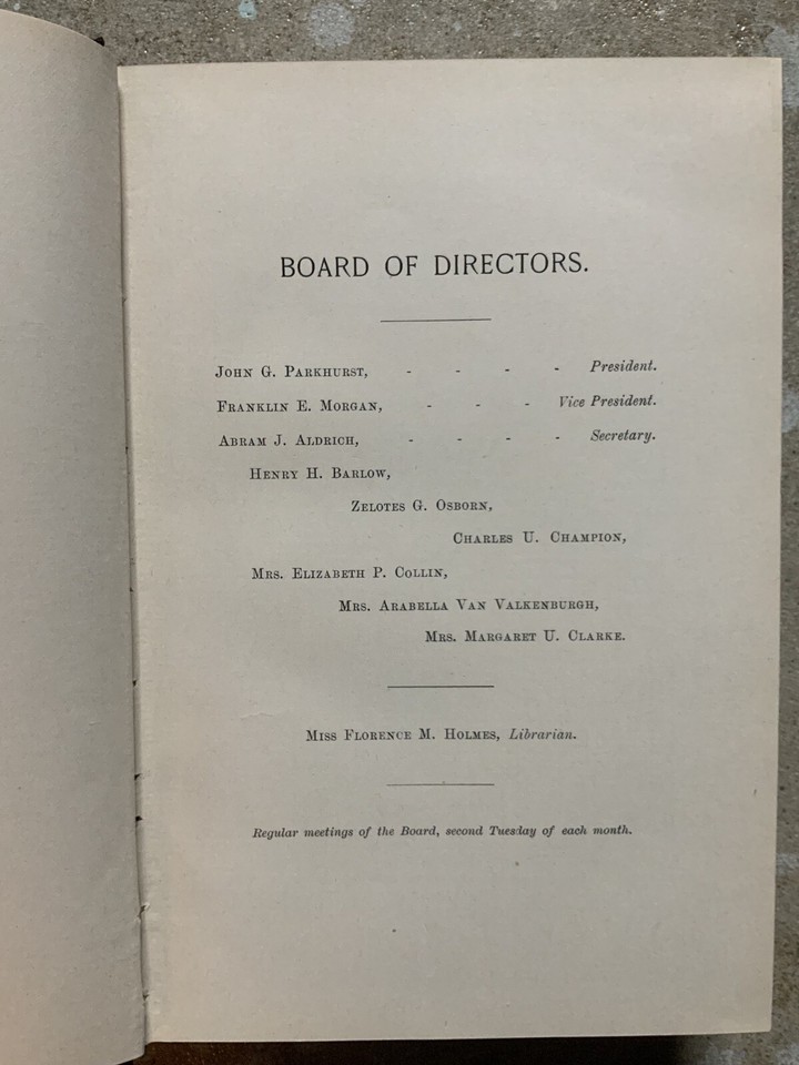 CATALOGUE OF THE FREE PUBLIC LIBRARY OF COLDWATER MICHIGAN 1st 1896 ...