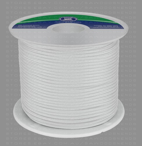 Double Braided Yachting Rope, 8mm x 250m Sail Boat Rope, -AUSTRALIAN ...