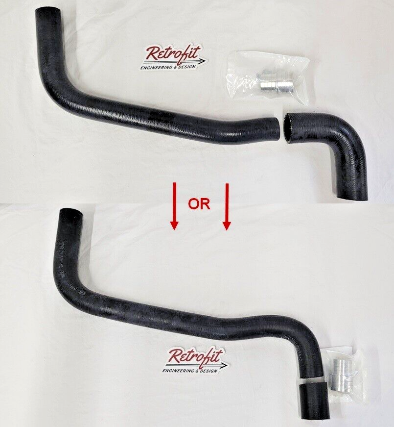 Universal LS Swap Upper Radiator Hose W/ Coupling LS1 LS2 1-1/2" No ...