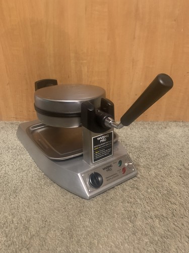 Waring Pro Waffle Maker Belgian WMK300 Stainless Steel Rotating ...