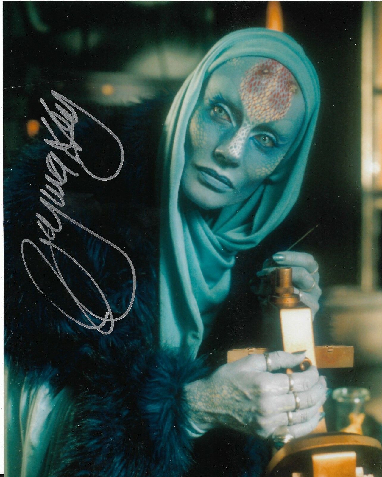 Virginia Hey "Pa'u Zotoh Zhaan - FARSCAPE" genuine signed 10x8 COA ...