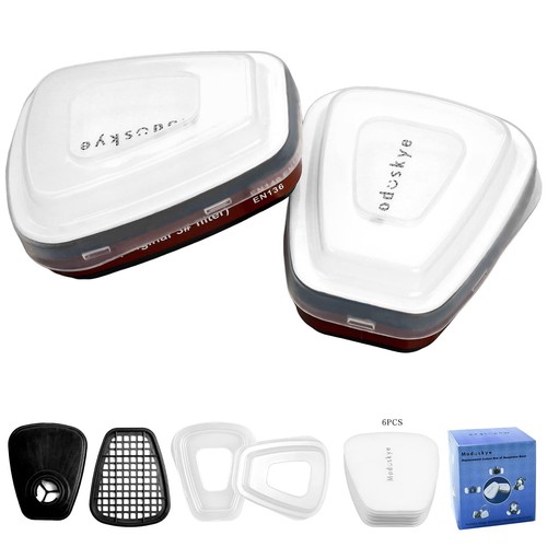 Respirator Mask Cartridges Filters Replacement, MODUSKYE Respirator ...