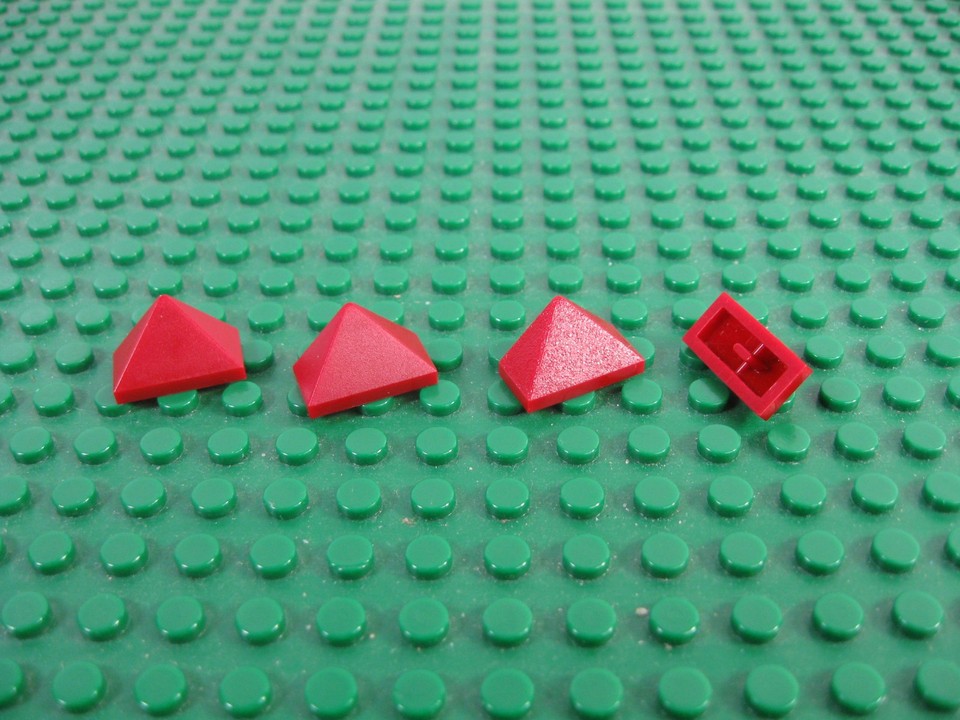 LEGO Slope 45 2 x 1 Triple with Inside Bar (4 PCS) #3048c - Choose ...