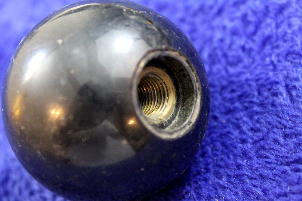 Black 4 Speed Gear Shift Knob Handle Accessory Necker Knob Manual Floor ...