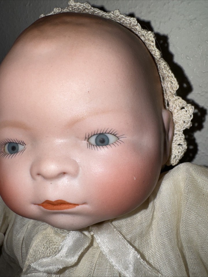 ANTIQUE GRACE PUTNAM BYE-LO BISQUE HEAD BABY DOLL 11" STAMPED BODY | eBay