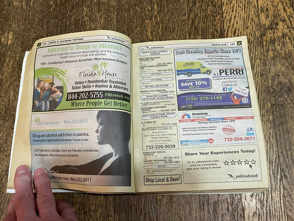 Ocean County New Jersey Yellow Pages Phone Book 2017 2018 Toms River | eBay