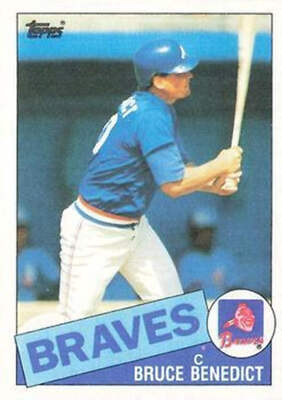 #335 Bruce Benedict - Atlanta Braves - 1985 Topps Baseball | eBay