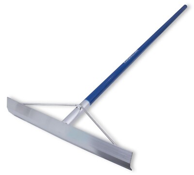 60" Concrete Round Handled Placer-Come Along-Concrete Rake-Box of 3 | eBay