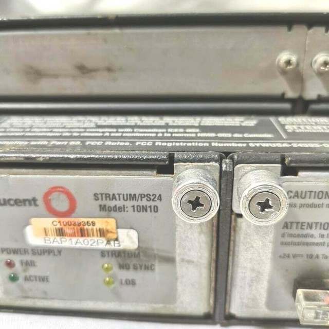 Lucent Technologies PacketStar PSAX 1000 10S00 Chassis Complies w Part ...