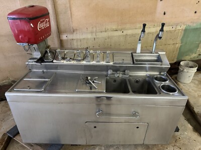 1950’s SODA FOUNTAIN - COCA COLA DISPENSING HEAD - ICE CREAM CHEST ...
