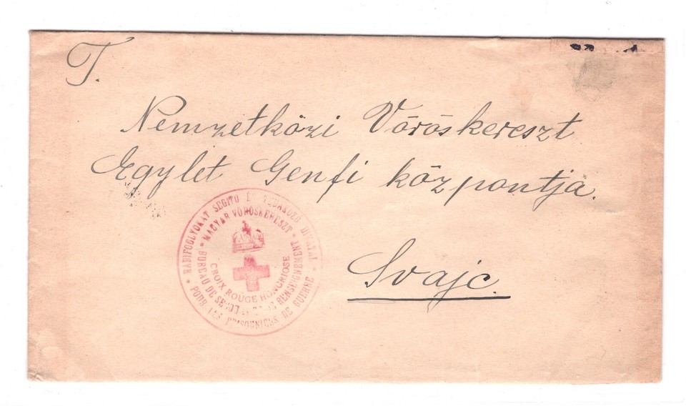 HUNGARY WW2 Censor Cover RED CROSS MAIL Cachet *Borsodnádasd* 1943 ...