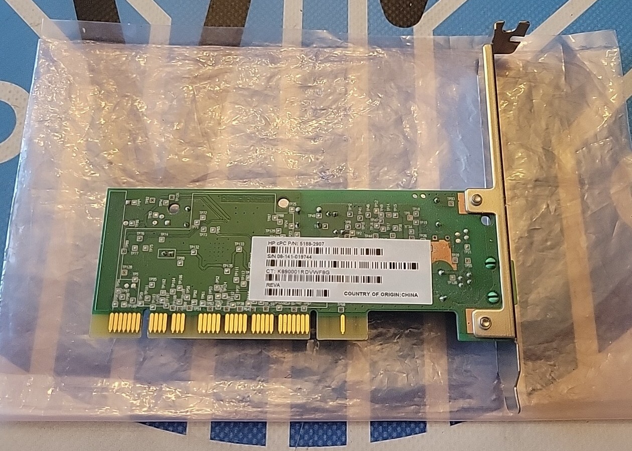 HP PC 5188-2907 PCI Conexant Systems RD01-D850 Desktop Modem Card | eBay