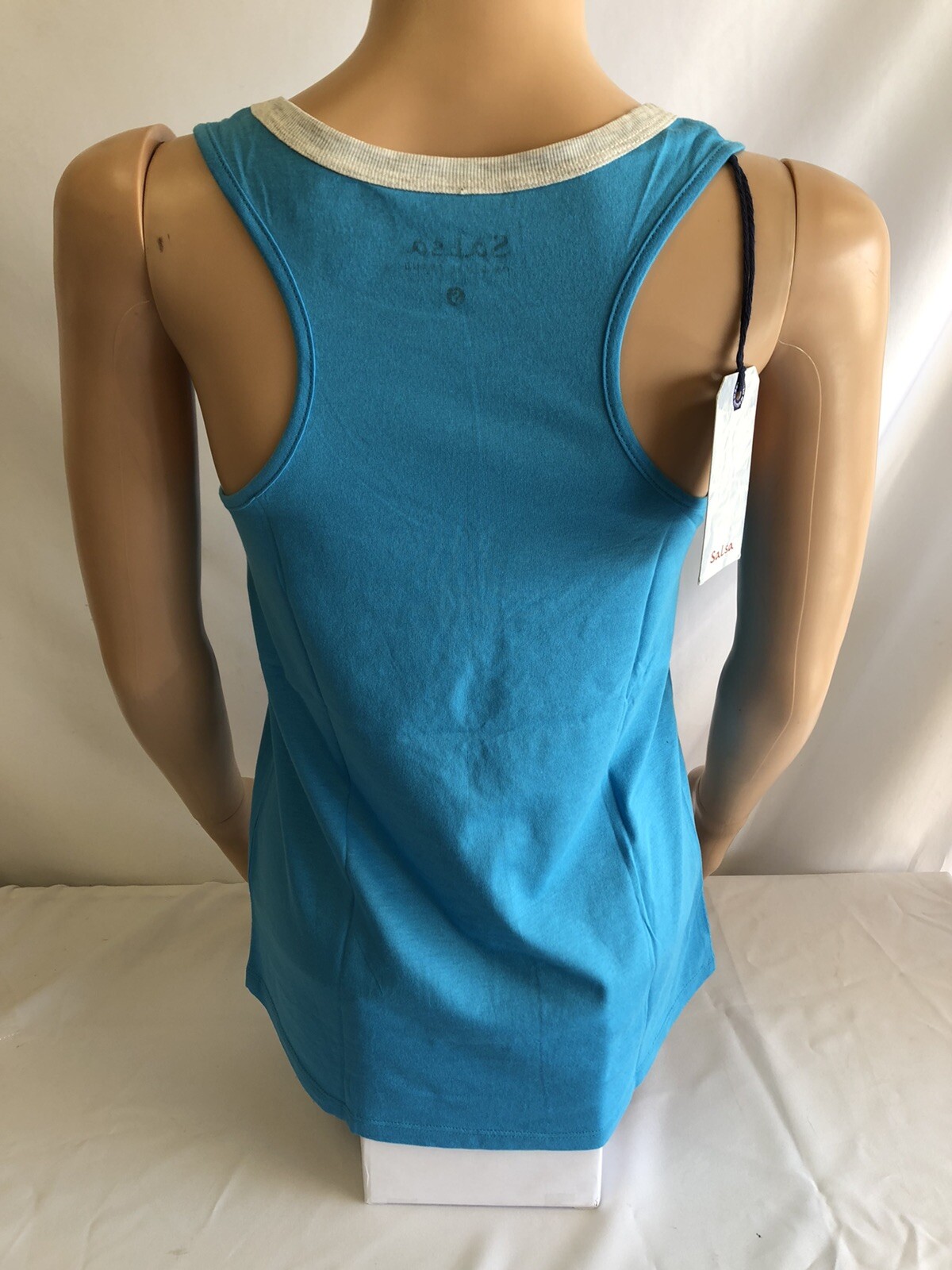 Tank Top Woman salsa Ref 113610 SIZE S Blue Color New | eBay