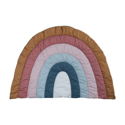 Fabelab Baby/Infant 0m+ Rainbow 110cm Activity Blanket Organic Cotton ...