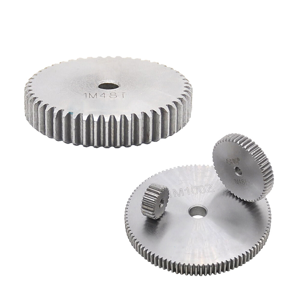 1,1.5,2 Mod Spur Gears 10T to 150T Flat C45 Steel Gears Motor Gears ...