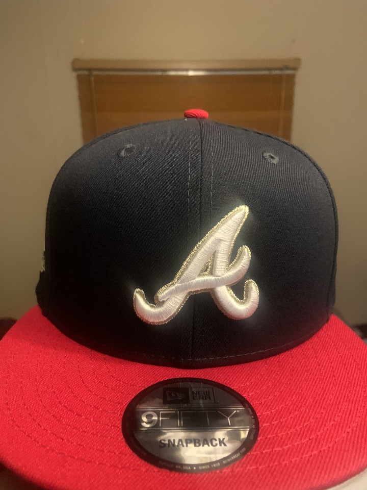 New Nike Authentic Atlanta Braves Gold Program World Series Champions ...