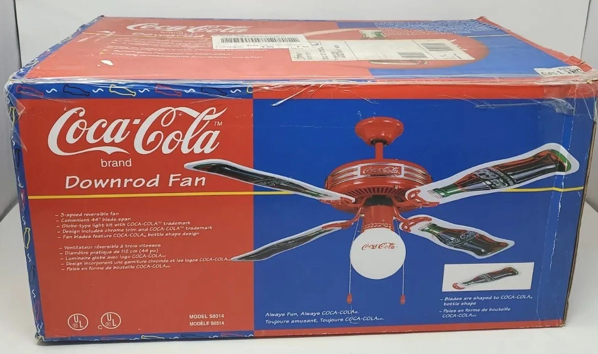 Coca Cola Ceiling Fan Light Kit | Shelly Lighting