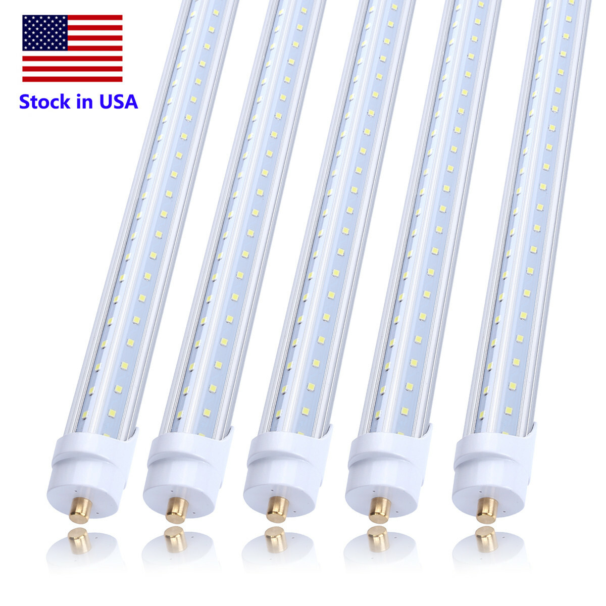 8Foot LED Shop Light Single Pin FA8 8FT LED Tube Light Warehouse Garage ...