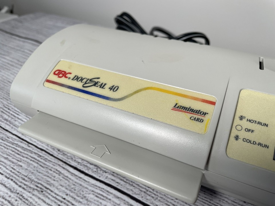 GBC Docuseal 40 Card Laminator ~ Tested & Working | eBay