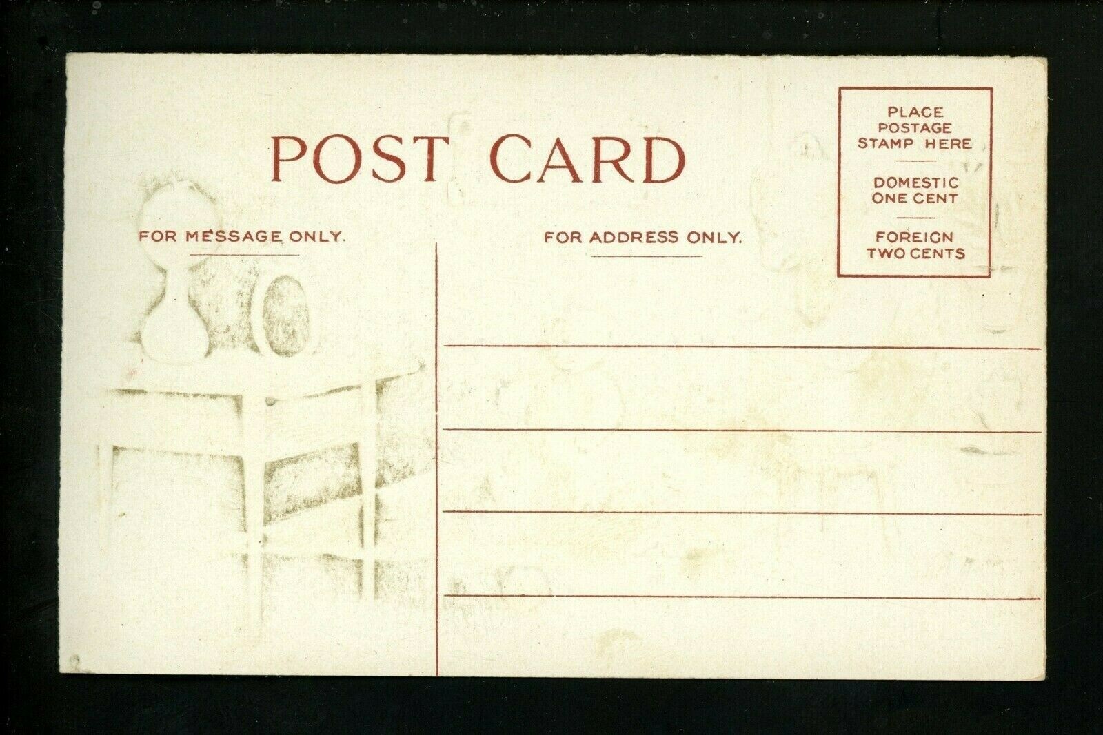 Teddy Bear Vintage postcard W.S. Heal 1907 Days of the Week Wednesday ...