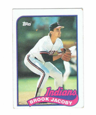 Brook Jacoby Cleveland 3B #739 Topps 1989 #Baseball Card | eBay