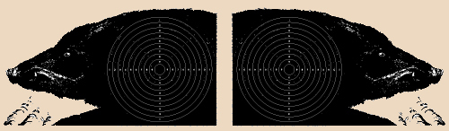 (50) Official NRA 50 Meter Running Boar Targets [18½" x 28"] on ...