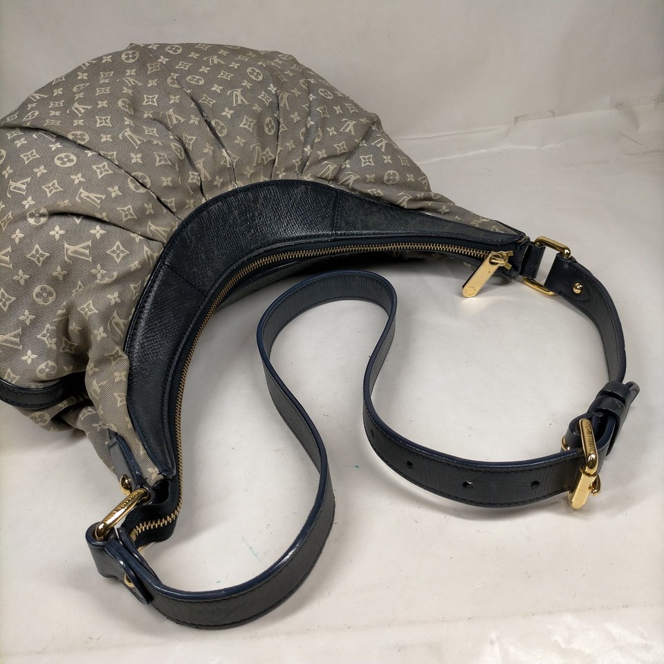 Louis Vuitton LV Shoulder Bag M40404 Rhapsody MM grey Monogram Idylle ...