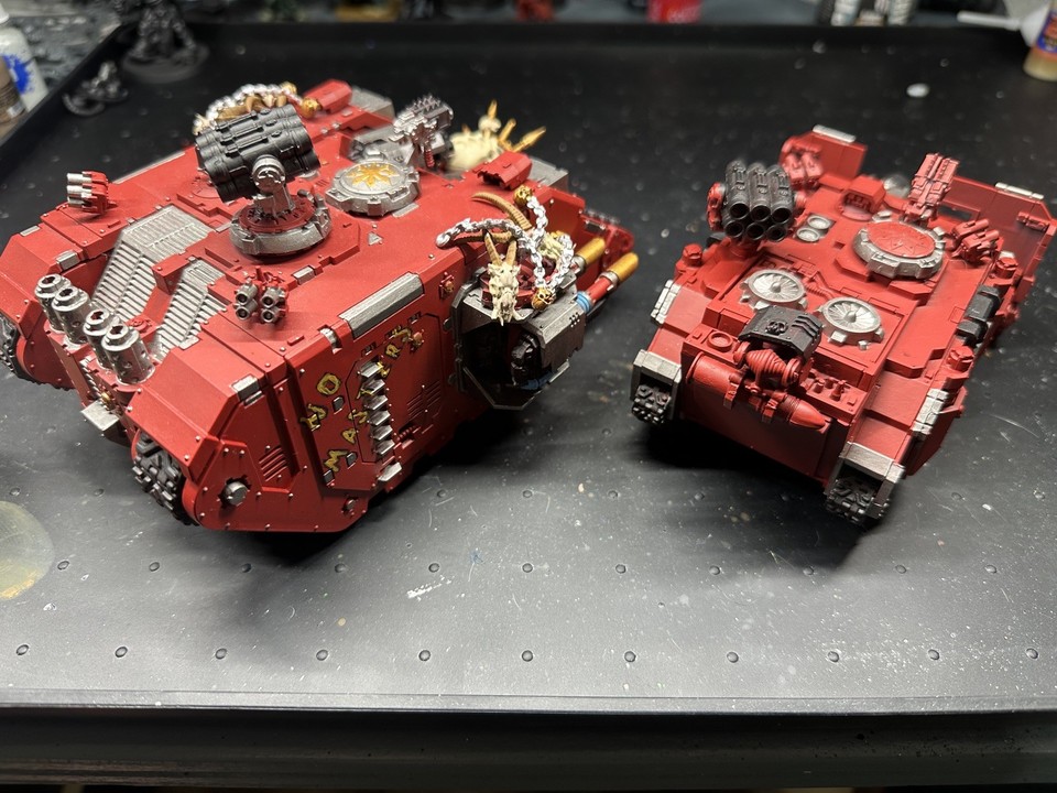 Chaos Space Marines Land Raider + Vindicator Tanks Warhammer 40k | eBay