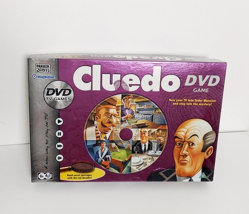 Cluedo DVD Game 2005 Parker Hasbro Games (8yrs+) Family Game Night ...